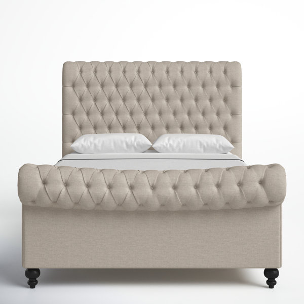 Reynolds upholstered sleigh bed store